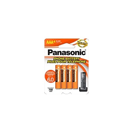 AAA X 4 Panasonic Phone Batteries